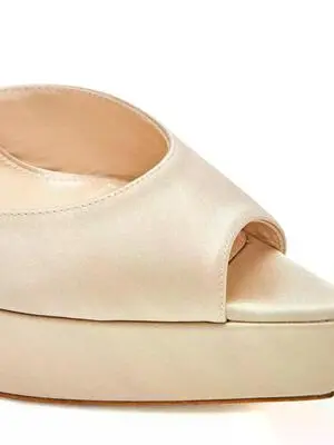 ANDREA WAZEN 140mm Loulou Platform Peep-toe Sandals