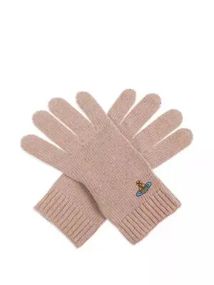 VIVIENNE WESTWOOD Cashmere Gloves - Pink