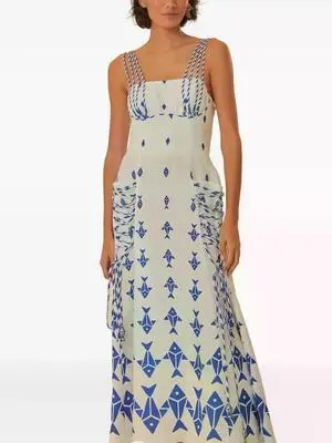 Farm Rio Fish-print Dress