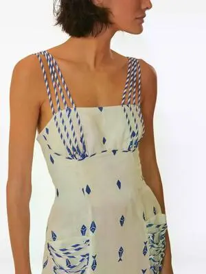 Farm Rio Fish-print Dress