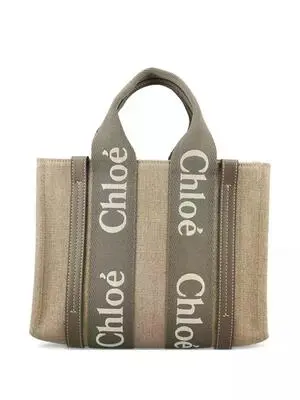 Chloé Logo-detail Tote Bag - Neutrals