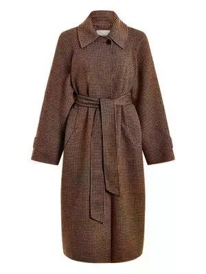 Varley Belted Puppytooth Coat
