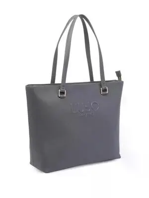Liu Jo Logo Embossed Tote Bag - Grey