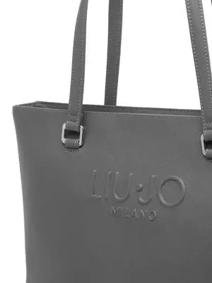 Liu Jo Logo Embossed Tote Bag - Grey