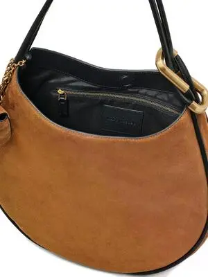 Marc Jacobs Large Dual Suede Shoulder Bag - Brown