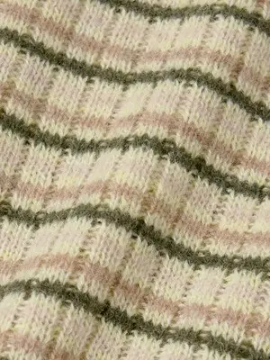 Auralee Striped Shetland Wool And Cashmere-blend Sweater - Neutrals