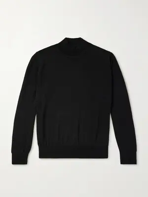 Men's Black Turtlenecks
