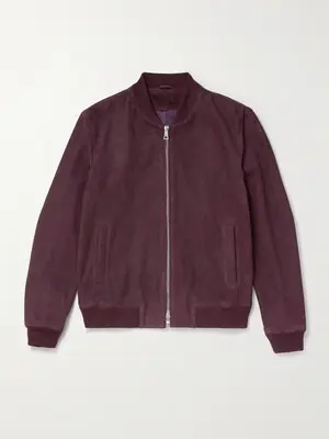 Mr P. Suede Bomber Jacket