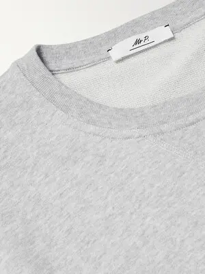 Mr P. Cotton-jersey Sweatshirt - Gray