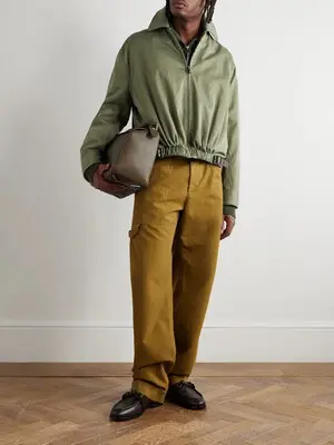 Loewe Garment-dyed Cotton Jacket