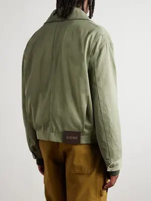 Loewe Garment-dyed Cotton Jacket