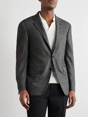 Canali Wool-blend Suit Jacket