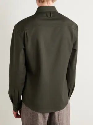 Jacquemus Mondani Virgin Wool-blend Twill Shirt