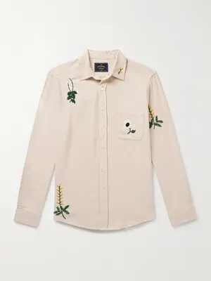 Men's Embroidered Cotton Shirts
