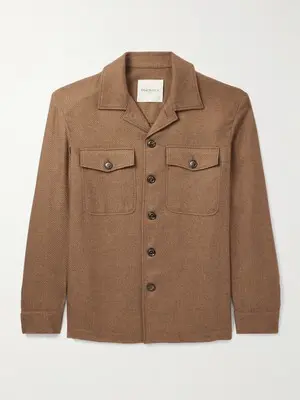 PIACENZA CASHMERE 1733 Cashmere And Silk-blend Overshirt