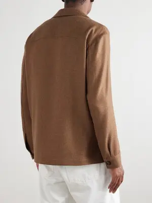 PIACENZA CASHMERE 1733 Cashmere And Silk-blend Overshirt