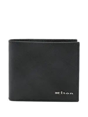 Kiton Leather Wallet - Black