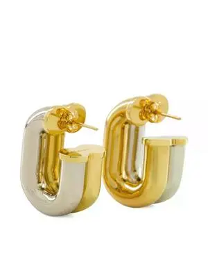 Rabanne Two-tone Hoop Earrings