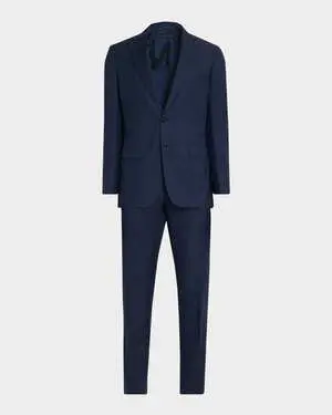 Brioni Tonal Striped Wool Two-piece Suit - Blue