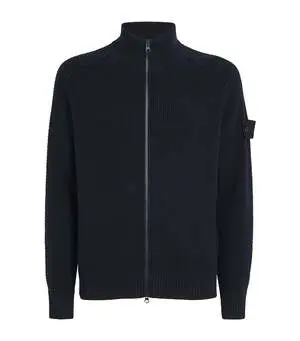 Stone Island Ghost Piece Virgin Wool Cardigan