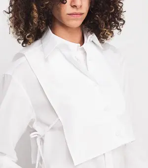 Max Mara Cotton Poplin Shirt Front
