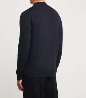 John Smedley Extra Fine Merino Wool Claygate Zip-up Sweater