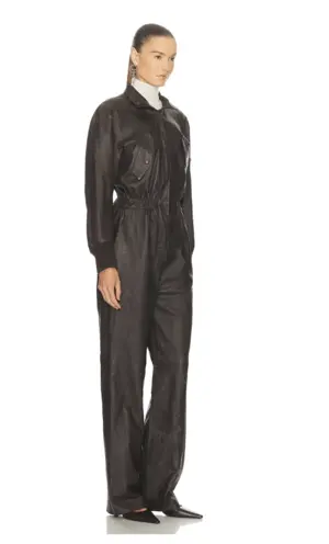 Ralph Lauren Vaughn Jumpsuit - Chocolate Brown
