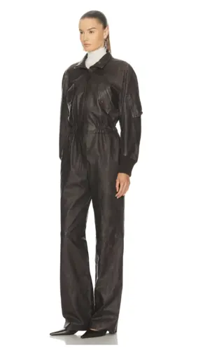 Ralph Lauren Vaughn Jumpsuit - Chocolate Brown