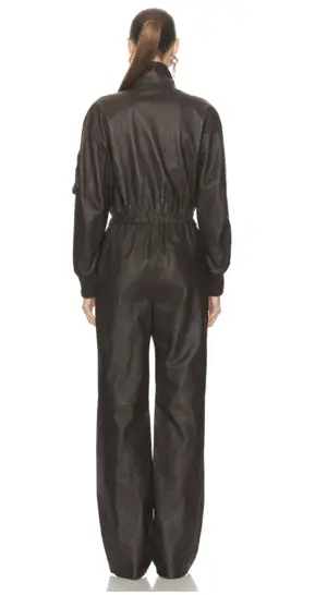 Ralph Lauren Vaughn Jumpsuit - Chocolate Brown
