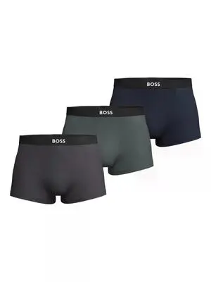 BOSS Logo-waistband Boxers - Blue