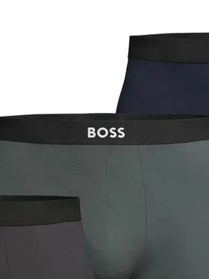 BOSS Logo-waistband Boxers - Blue