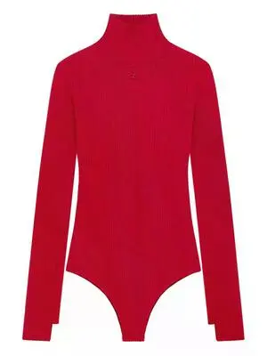 Courreges Mock Neck Bodysuits
