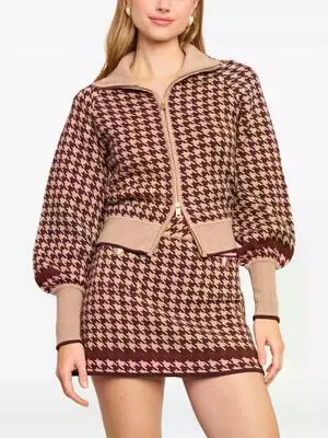 Cara Cara Lynne Houndstooth Pocket Skirt - Neutrals