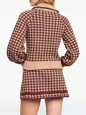 Cara Cara Lynne Houndstooth Pocket Skirt - Neutrals