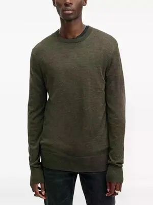 ALLSAINTS Crew Neck Wool Sweater - Green