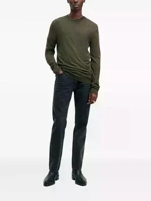 ALLSAINTS Crew Neck Wool Sweater - Green