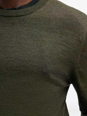 ALLSAINTS Crew Neck Wool Sweater - Green