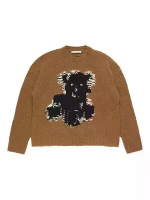 Acne Studios Teddy-bear Intarsia Sweater - Brown