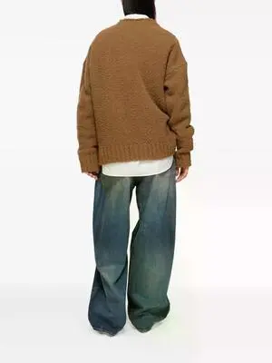 Acne Studios Teddy-bear Intarsia Sweater - Brown