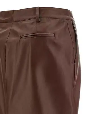 Giuseppe Di Morabito Leather Pencil Skirt - Brown