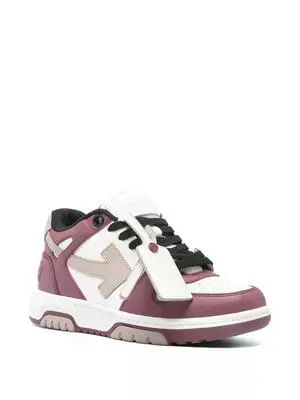 Off-White Out Of Office Leather Sneakers - Red