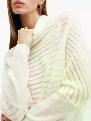 ALLSAINTS Ridley Striped High-neck Sweater