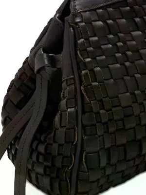 Staud Maude Woven Leather Clutch