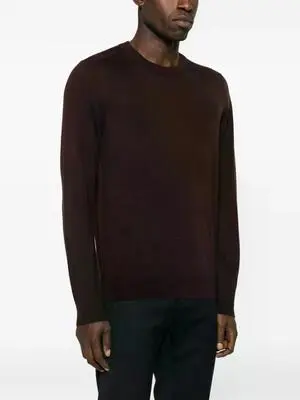 Paul Smith Round-neck Wool Sweater - Brown