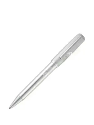 BOSS Logo-engraved Textured Pen - Silver