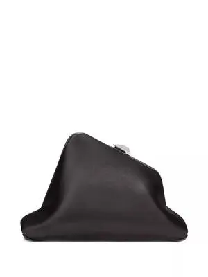 Attico Small Leather Clutch Bag