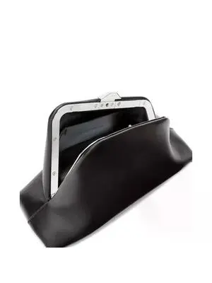 Attico Small Leather Clutch Bag