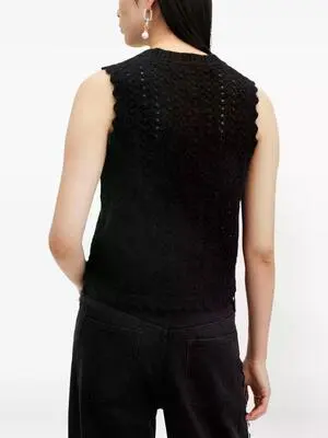 ALLSAINTS Vivian Scalloped Tank Top