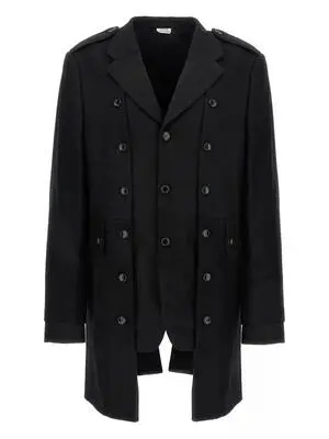 Comme Des Garçons Double-layer Blazer Coat