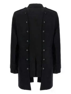 Comme Des Garçons Double-layer Blazer Coat